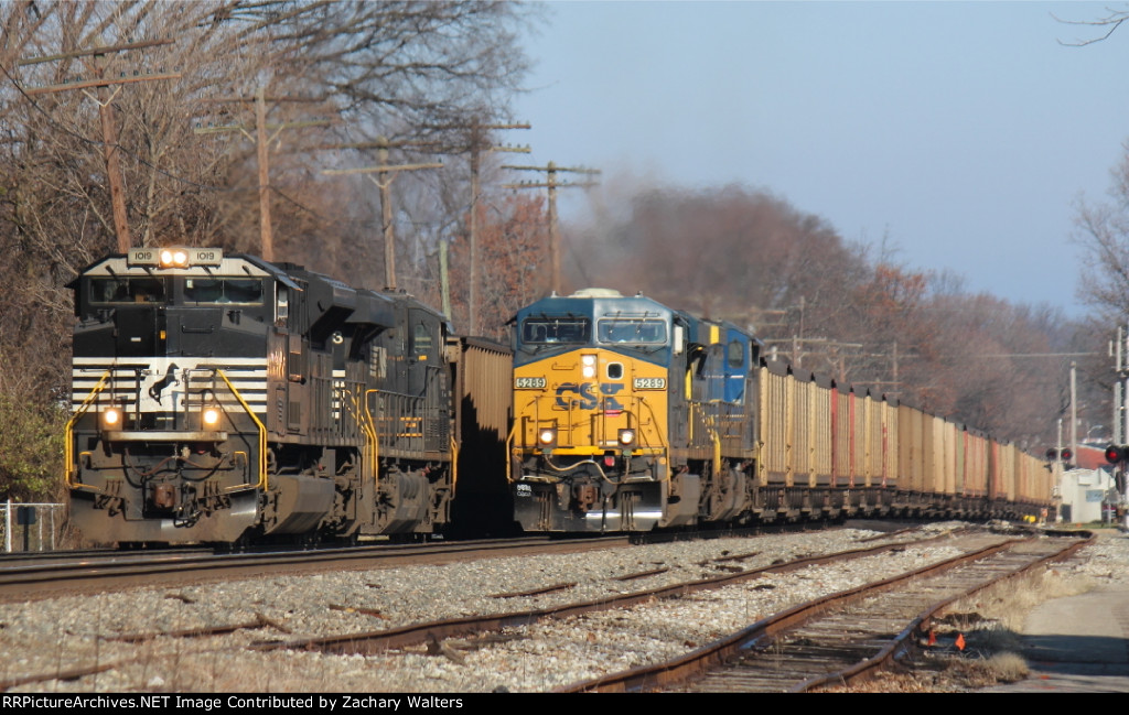 NS 1019 CSX 5289 467